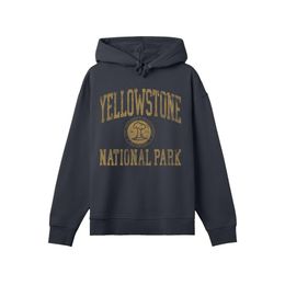 F4NT4STIC Hoodie US National Parks Yellowstone Wyoming in off black | Gr.: M