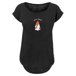 F4NT4STIC Long Cut T-Shirt Boo Crew Cool Geist Halloween in schwarz | Gr.: L