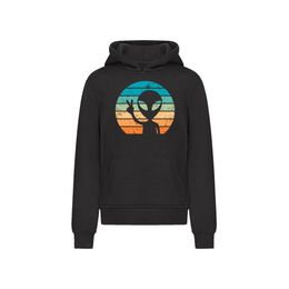 F4NT4STIC Hoodie Alien Piece Sonnenuntergang in schwarz | Gr.: 158/164