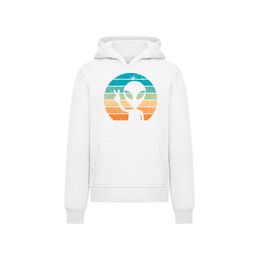 F4NT4STIC Hoodie Alien Piece Sonnenuntergang in weiß | Gr.: 146/152