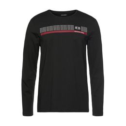 Bruno Banani Langarmshirt in schwarz | Gr.: M