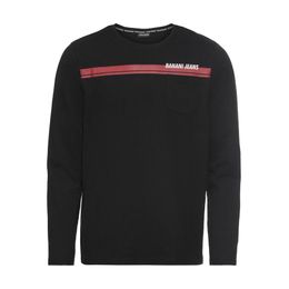 Bruno Banani Langarmshirt in schwarz | Gr.: XXL