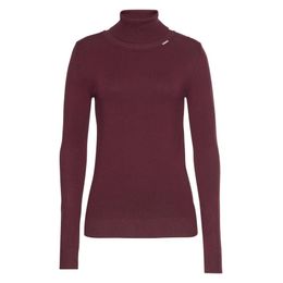 Bruno Banani Rollkragenpullover in weinrot | Gr.: 44-46