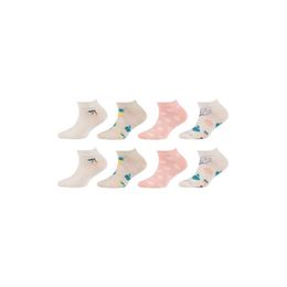 Camano Sneakersocken motiv 8er Pack ca-soft in offwhite melange | Gr.: 35-38
