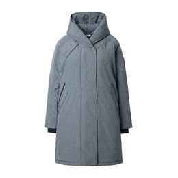 Ulla Popken Mantel in dunkelgrau melange | Gr.: 58-60