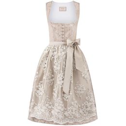Stockerpoint Langes Dirndl "Sidonia" in creme | Gr.: 36