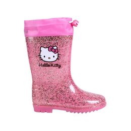 Gummistiefel Hello Kitty mit Glitzer in Pink | Gr.: 27