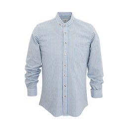 Almsach Stehkragenhemd 947SK-CO in blau | Gr.: M