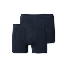 Schiesser Retroshorts 2er-Pack Basic Kids in nachtblau | Gr.: 152