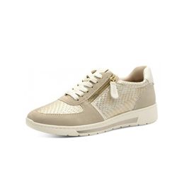 Jana Shoes sportlicher Schn&uuml;rer Softline Weite H in Beige | Gr.: 38