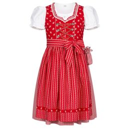 N&uuml;bler N&uuml;bler Kinderdirndl 3-teilig Larissa in Rot | Gr.: 98