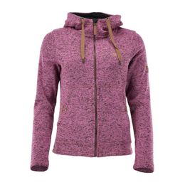 Tom Collins Strickfleecejacke Adisur in Himbeere | Gr.: 50