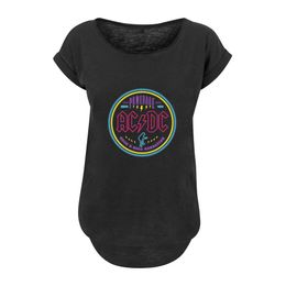 F4NT4STIC T-Shirt ACDC Neon Powerage f&uuml;r Kinder & Herren in schwarz | Gr.: L