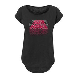 F4NT4STIC T-Shirt Star Wars Blended Logo - Premium Krieg der Sterne in schwarz | Gr.: L
