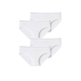 Schiesser Panty Long Life Rib in Wei&szlig; | Gr.: 152
