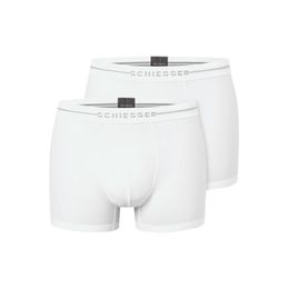 Schiesser Retro Short / Pant Cotton Flex in Weiß | Gr.: 4