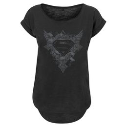 F4NT4STIC Long Cut T-Shirt DC Comics Superman My Father, My Hero in schwarz | Gr.: L