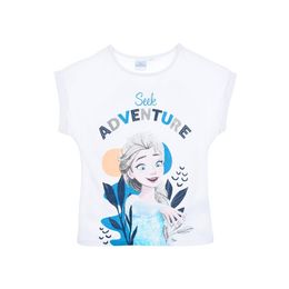 Disney Frozen T-Shirt kurzarm Sommer in Weiß | Gr.: 128
