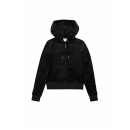 Juicy Couture Zip-Kapuzenpullover in black | Gr.: XL