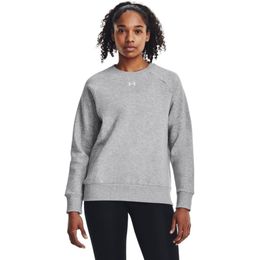Under Armour Pullover "UA Rival Fleece Crew" in Grau | Gr.: XL