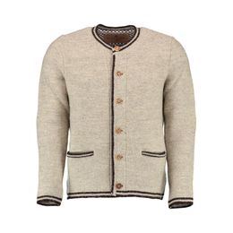 OS-Trachten Strickjacke Siluno in ecrue | Gr.: 56