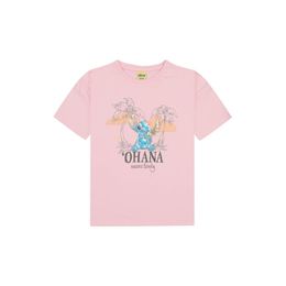 ONOMATO! T-Shirt kurzarm Stitch in Rosa | Gr.: 146/152