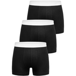 Amaci&Sons Amaci&Sons 3er Pack Boxershorts BEAU in Schwarz/Weiß | Gr.: M