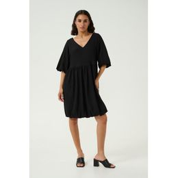 Kaffe Jerseykleid KAnani Loose fit in Black Deep | Gr.: M