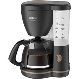 Tefal Filterkaffeemaschine »CM5338 Incluedo« 1, 25 l Kaffeekanne 1, 25 L, 10 - 15 Tassen, herausnehmbarer Filtereinsatz mit zwei Griffen schwarz