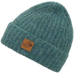 Chillouts Beanie »Ines Hat« Strickmütze in leicht melierter Optik peacock green