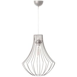 Kayoom Hängeleuchte "Hängelampe Jasmin 110", silber, 1, H: 40cm, 1 Stk., Leuchten, minimalistisch, modern, harmonisch