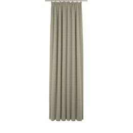 Vorhang WIRTH "Torbole", grün (lindgrün), B:132cm H:315cm, Baumwolle, Polyester, Gardinen, nach Maß