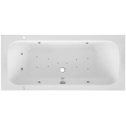 Whirlpool-Badewanne Ottofond "Malta", weiß, B:75cm H:40cm L:170cm, Sanitäracryl, Badewannen, Typ Premium, 170x75 cm
