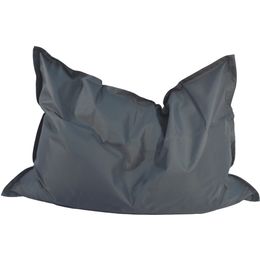 Sitzsack Kinzler "Meso", grau (dunkelgrau), B:100cm H:10cm, Polyester, Sitzsäcke