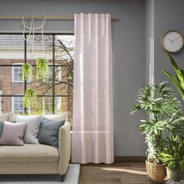 Neutex for you! Vorhang NEUTEX FOR YOU "Libre-ECO", lila (flieder), B:142cm H:285cm, Jacquard, Polyester, Gardinen, nach Maß