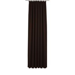 Vorhang WIRTH "Newbury", braun, B:130cm H:315cm, Baumwolle, Polyester, Gardinen, nach Maß