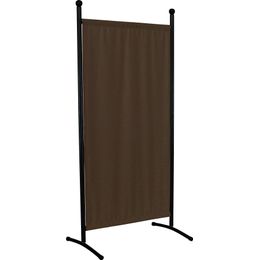 Stellwand "Klein", braun, B:82cm H:178cm, Acryl, Stahl, Angerer FREIZEITMÖBEL, Stellwände, (B/H): ca. 82x178 cm