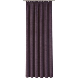 Vorhang WIRTH "Trondheim B", lila (beere), B:132cm H:355cm, Polyacryl, Gardinen, nach Maß