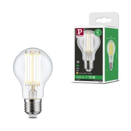 Paulmann LED-Leuchtmittel "Eco-Line Filament 230V LED Birne E27 1er-Set 1055lm 5W 3000K Klar", Energieeffizienz: A (A-G), transparent, L:10,6cm &Oslash;:6cm, Leuchtmittel