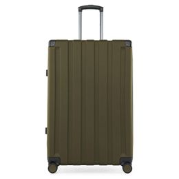 Hartschalen-Trolley Hauptstadtkoffer "Q-Damm, verschiedene Farben und Größen", Gr. B/H/T: 51 x 78 x 31 111, grün (avocado), ABS, festlich, Koffer, Hartschalenkoffer Reisekoffer Trolley mit TSA-Schloss