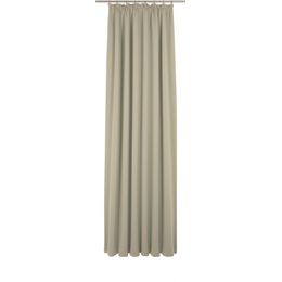 Vorhang WIRTH "Newbury", grau (taupe), B:130cm H:405cm, Baumwolle, Polyester, Gardinen, nach Maß
