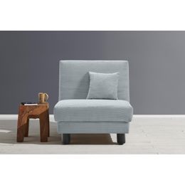 ell+ell Sessel ELL + ELL "Enny", blau (hellblau), B:85cm H:85cm T:100cm, 92% Polyester 8% Nylon, Sessel, Sessel