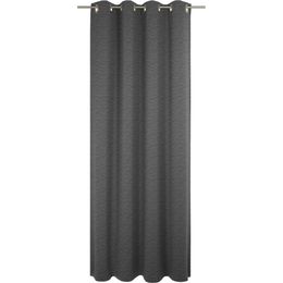 Vorhang WIRTH "Trondheim B", grau, B:132cm H:295cm, Polyacryl, Gardinen, nach Maß