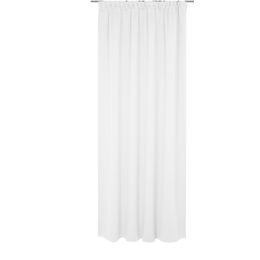 Vorhang WIRTH "Newbury", weiß, B:130cm H:275cm, Baumwolle, Polyester, Gardinen, nach Maß