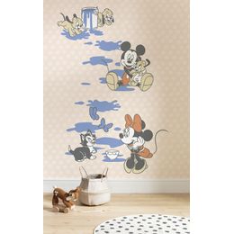 Fototapete Komar "Digitaldruck Vlies - Mickey Artsy Flow - Größe 200 x 250 cm", bunt, Rollen:, Vlies, Tapeten, Kinderzimmer