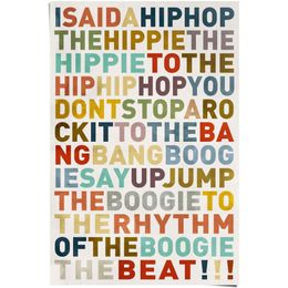 Poster Reinders "Poster I said a HipHop Farbig - Hip-Hop - Songtext - Musik", bunt (farbe bild(er): mehrfarbig), B:61cm H:91,5cm, Papier, Bilder, Poster