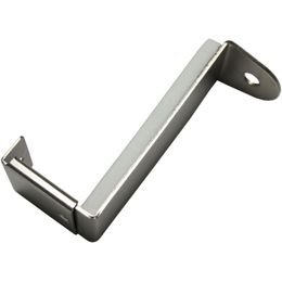 Verbinder Gardinia "Spannvitrage-Adapter" Gr. 1, grau (titansilberfarben), &Oslash;:0,9cm, Gardinenstangenhalterungen, Serie Spannvitrage &Oslash; 7/9 mm