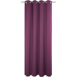 Vorhang WIRTH "Newbury", lila (beere), B:130cm H:275cm, Baumwolle, Polyester, Gardinen, nach Maß