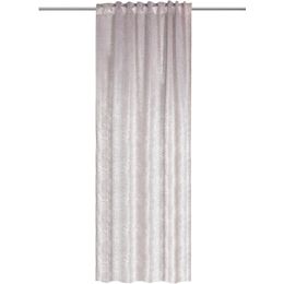 Vorhang HEINE HOME, rosa (rose), B:135cm H:245cm, Polyester, Gardinen