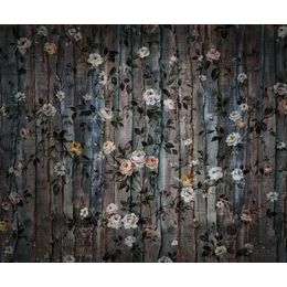 Vliestapete Komar "Digitaldruck Vlies - Grande Giardino - Größe 300 x 250 cm", bunt, B:300 L:250, Vlies, Tapeten, Wohnzimmer, Schlafzimmer